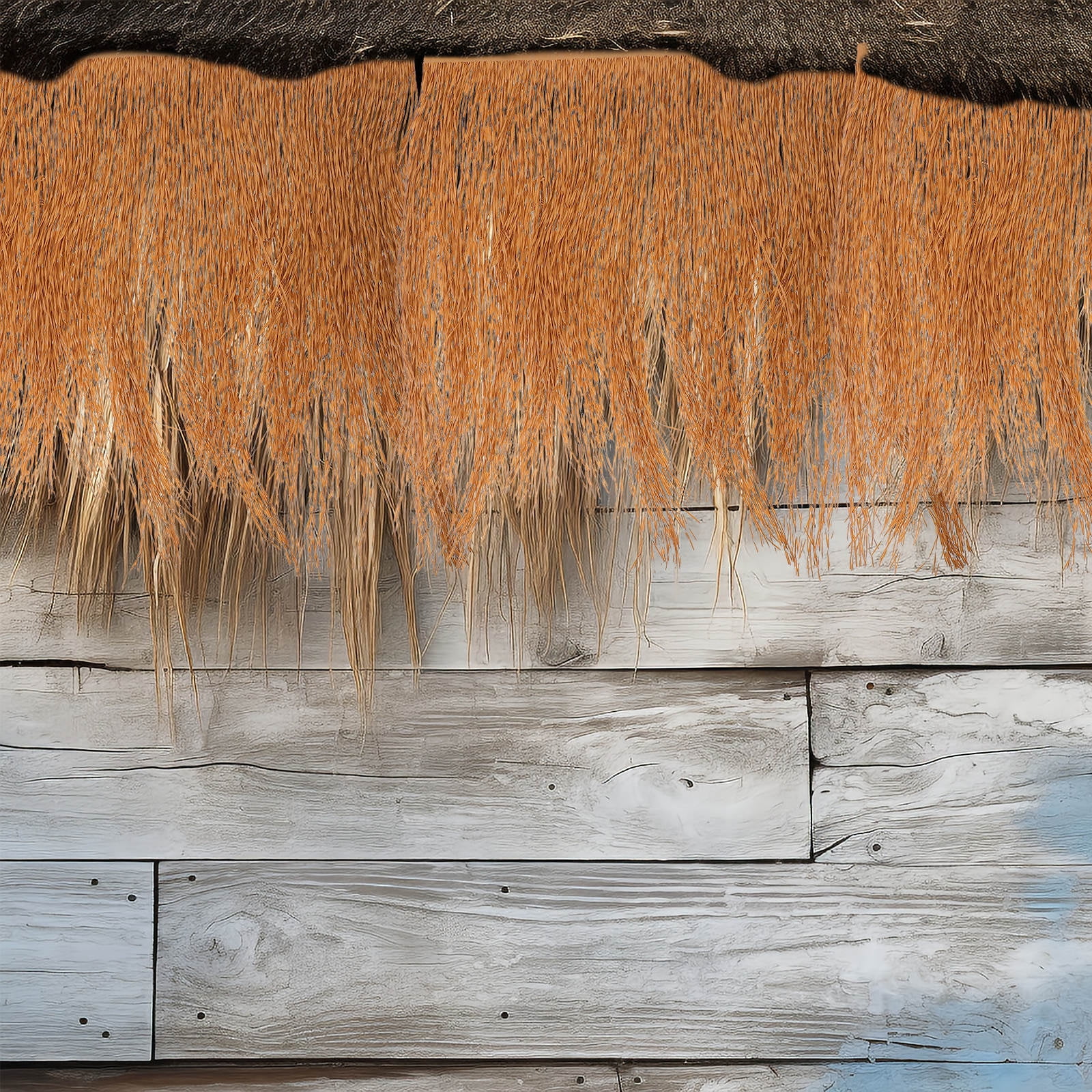 RENACLIPY Realistic Artificial Straw Beige for Garden Decoration ...