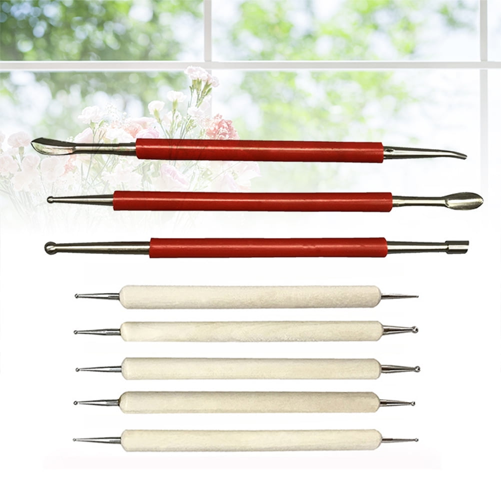 RENACLIPY Back to School Clay Modeling Tools Set, 8-Piece Wood ...