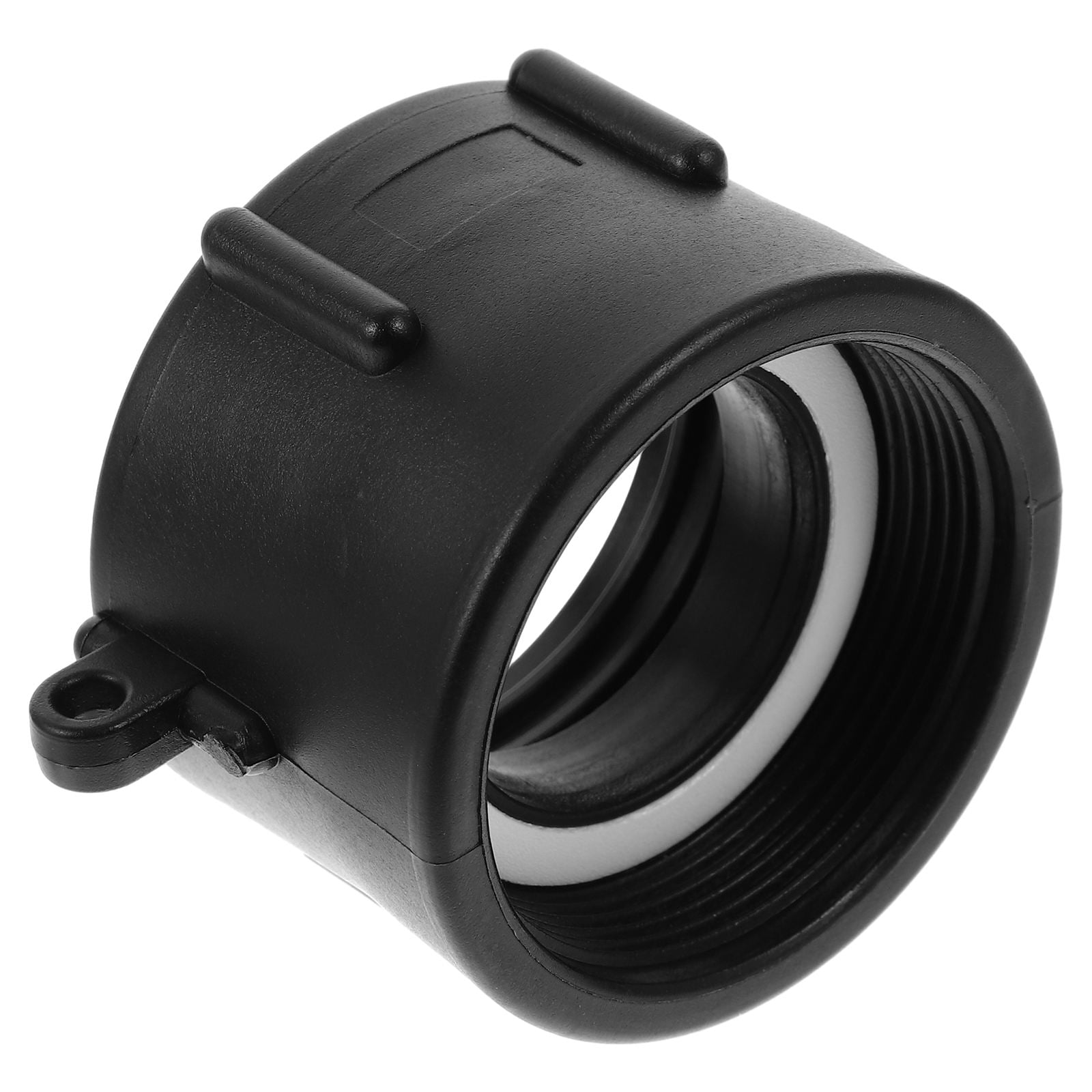 RENACLIPY Black Plastic Threaded IBC Tote Adapter 1 Pack for Water ...