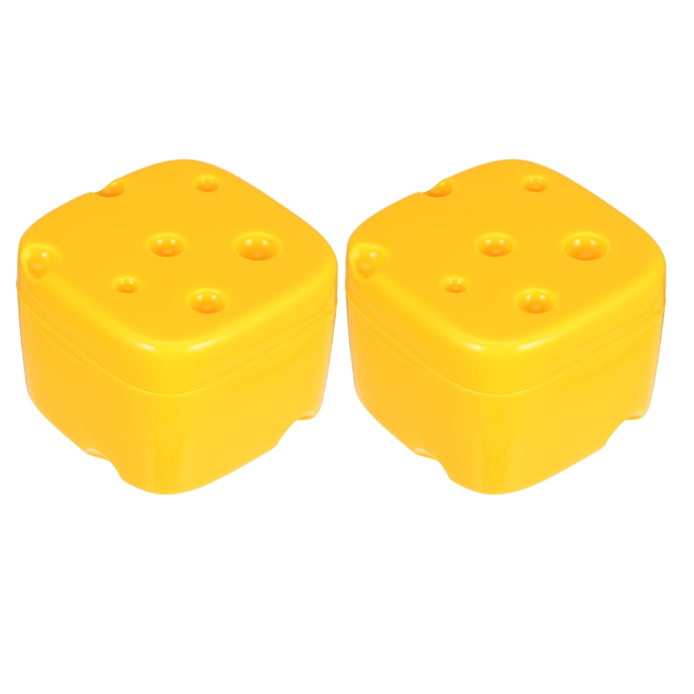 RENACLIPY Cheese Slice Storage Case with Sealing Lid, Yellow PP ...