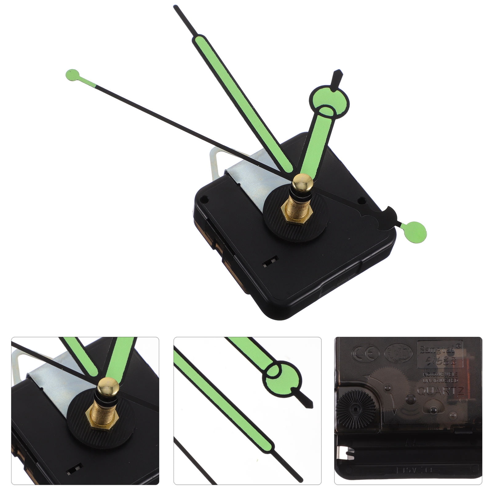 RENACLIPY Clock Mechanism Replacement Kit DIY Clock Plastic Light Set ...