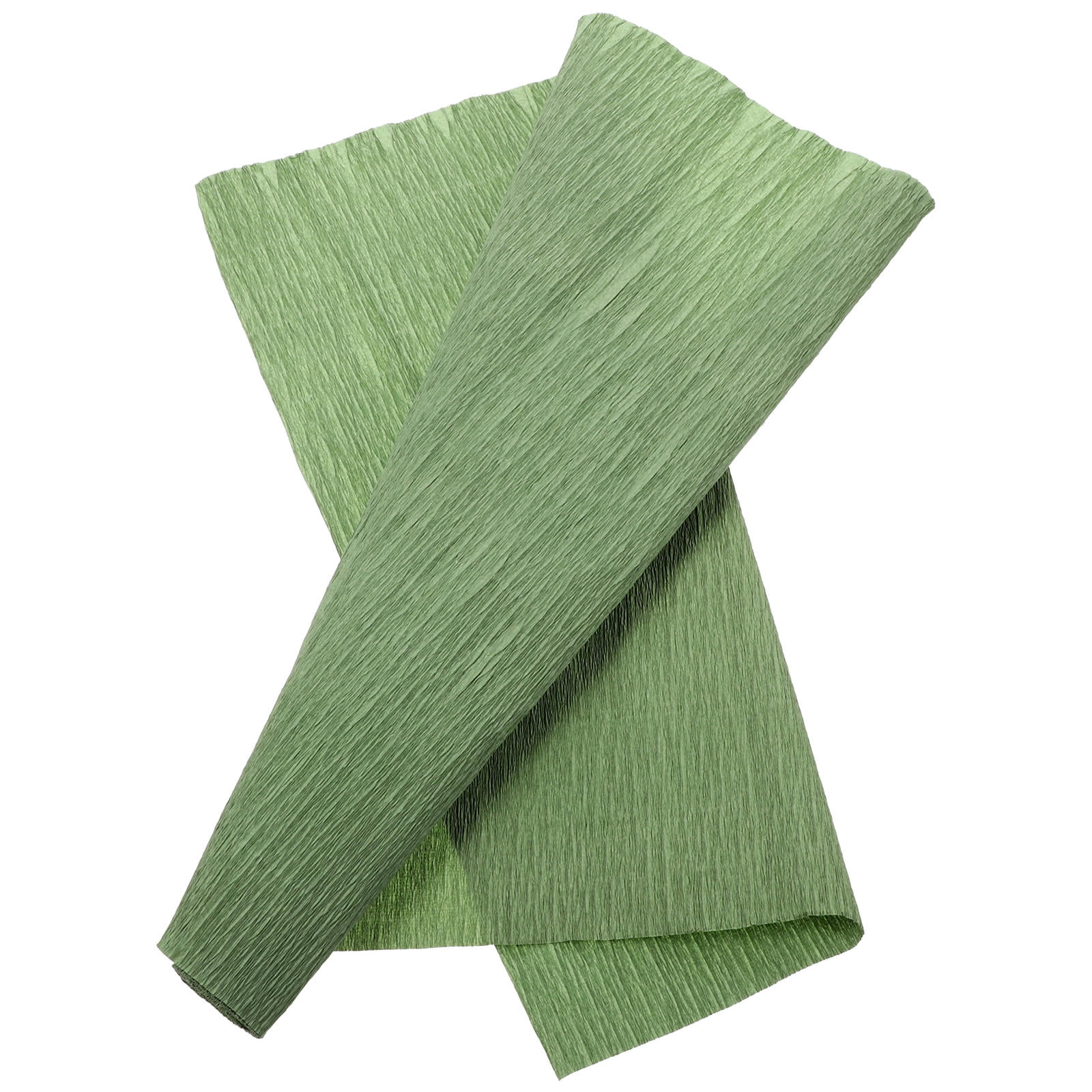 RENACLIPY Dark Green Crepe Paper 1 Roll Wrinkled Handmade Texture DIY ...