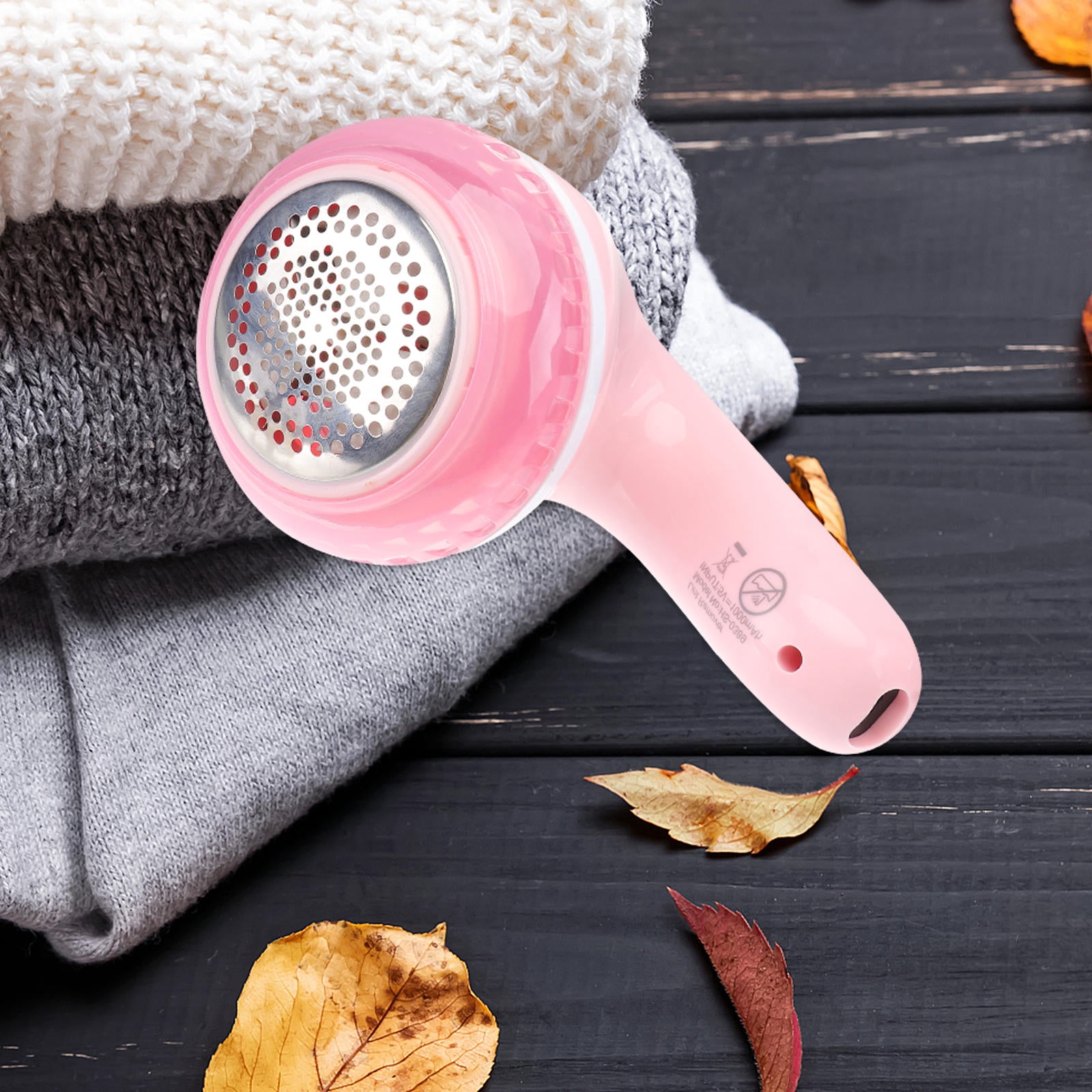 RENACLIPY Durable Electric Lint Remover Pink ABS Handheld Fabric Shaver ...