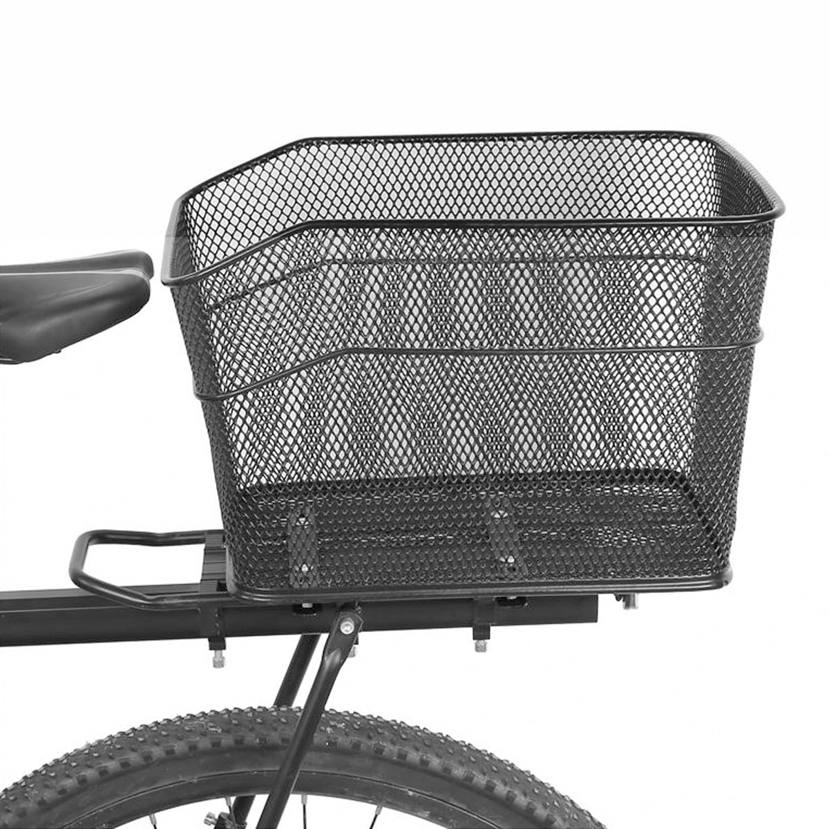 RENACLIPY bicycle rear basket Water-resistant Black Rectangular 1Set ...