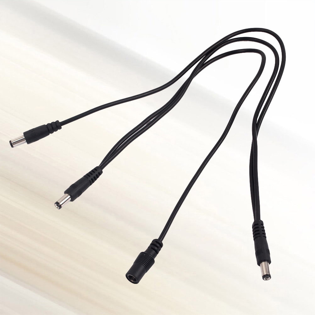 RENACLIPY Guitar Power Adapter Cable Splitter Black 1 Set Compatible ...