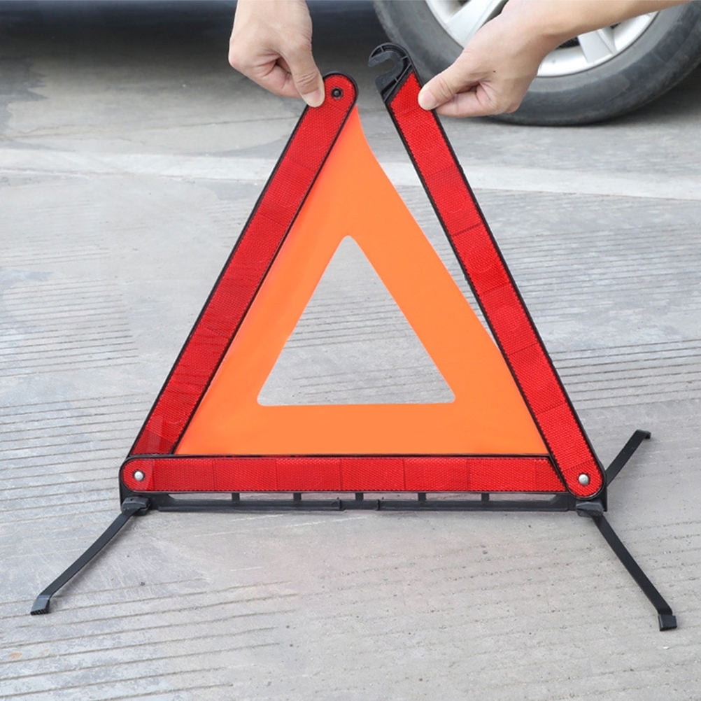 RENACLIPY Emergency Roadside Triangles Plastic Assorted Color 1Pcs ...
