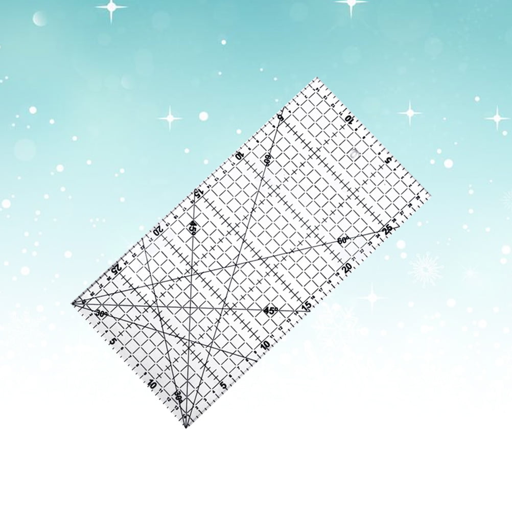 RENACLIPY Quilter's Ruler with Innovative Numbering System for Precise ...