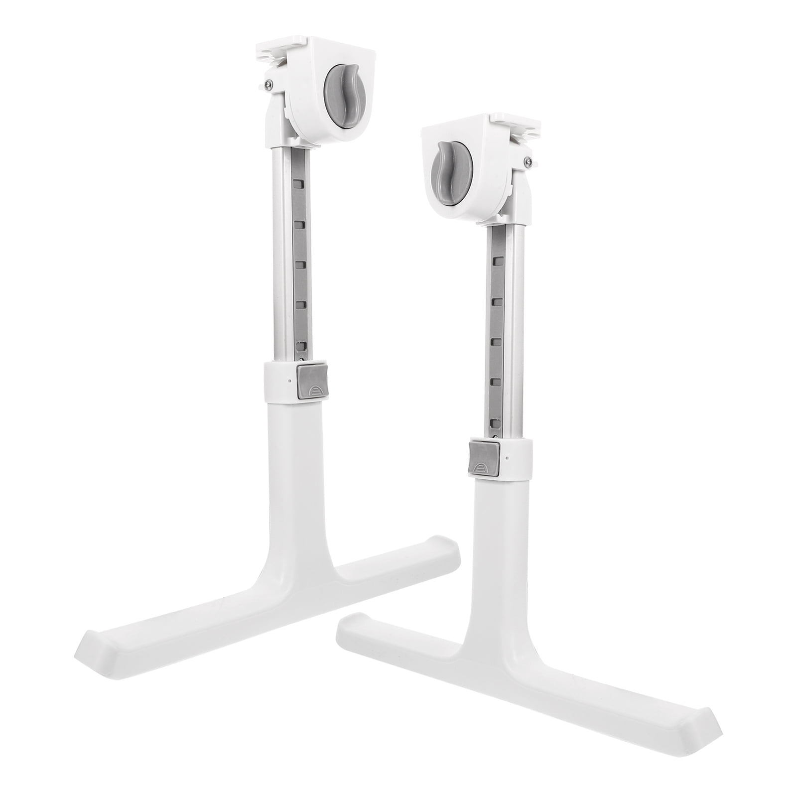 RENACLIPY 1 Pair White Foldable Metal and Plastic Table Legs for ...