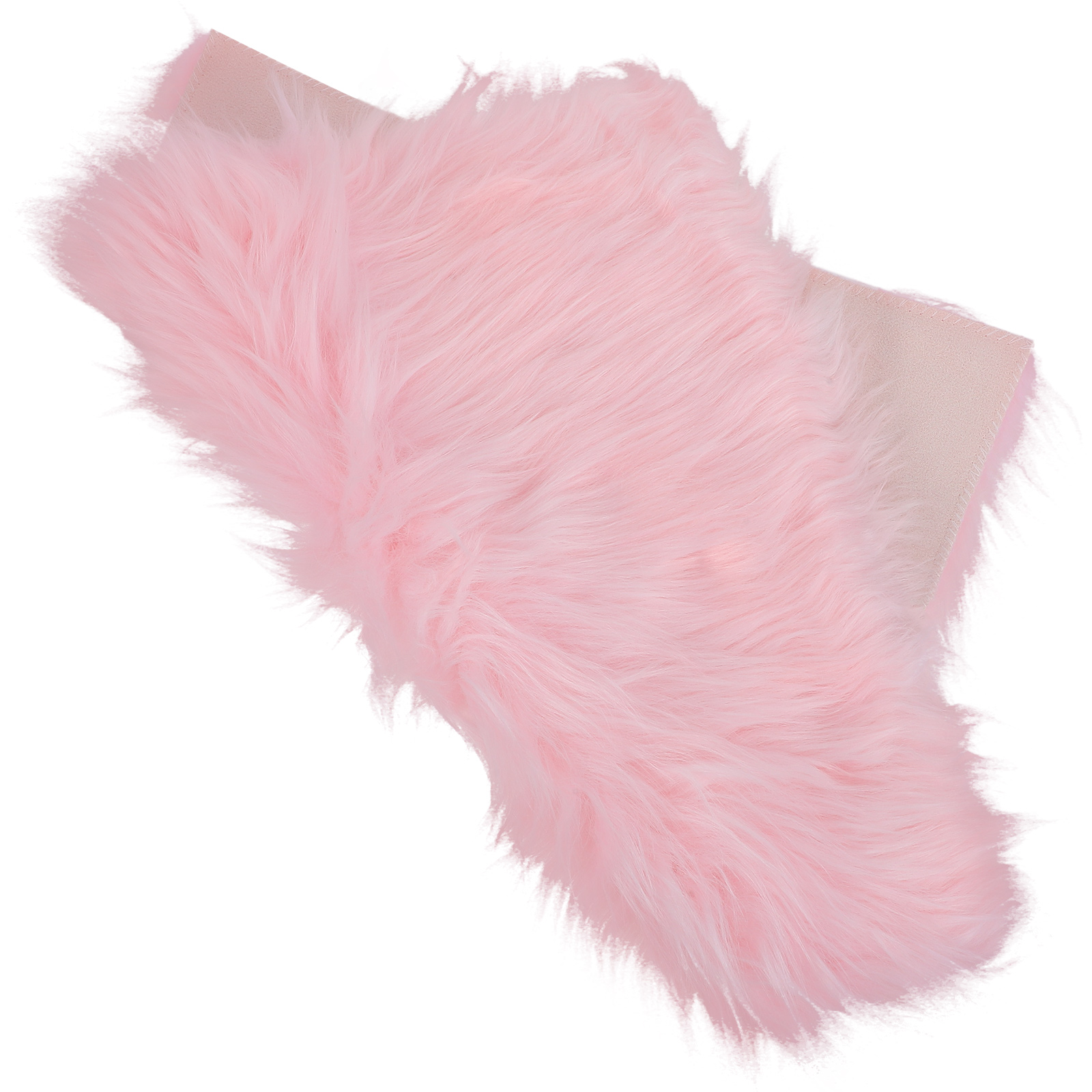 RENACLIPY Soft Pink Furry Rugs Rectangular Photo Background Cushion ...