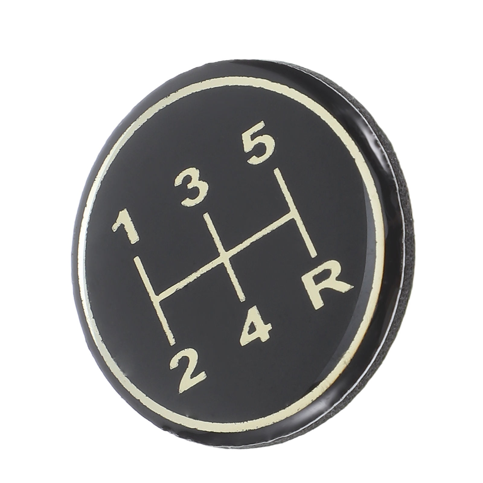 RENACLIPY Black Manual Transmission Gear Shift Knob Cover Sticker ...