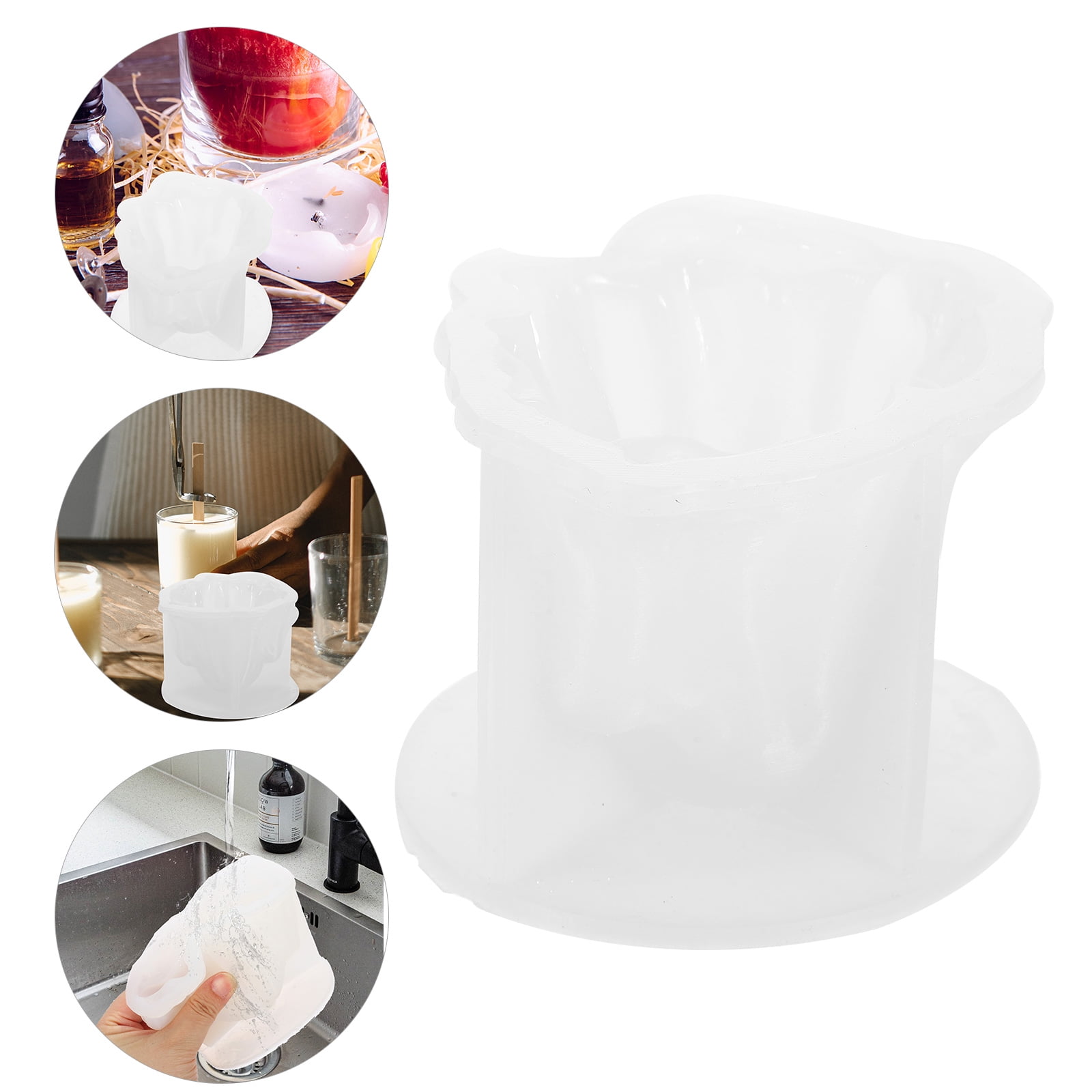 RENACLIPY Ghost Mold 3D Ghost Silicone Mold White 1Set for Crafting ...