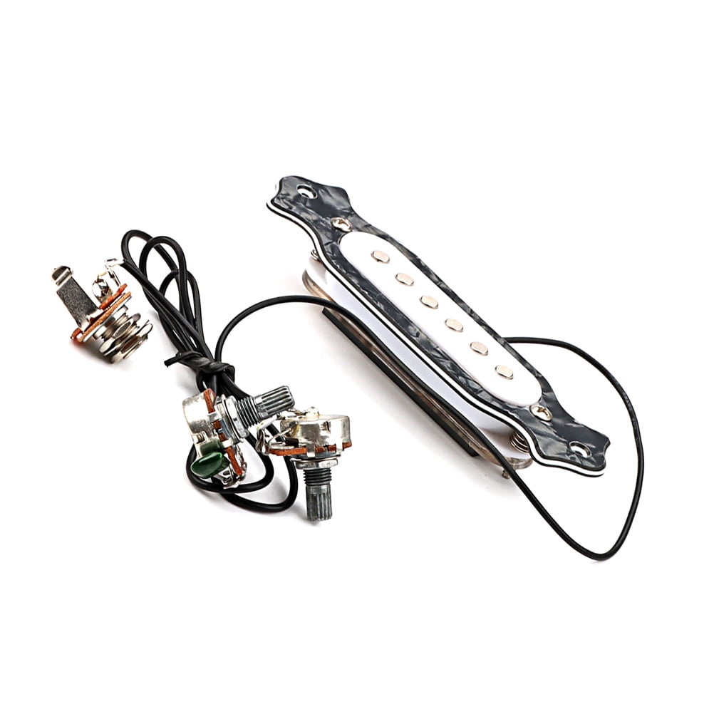 RENACLIPY Guitar Pickup Replacement Pickup System for Guitar Black 1 ...