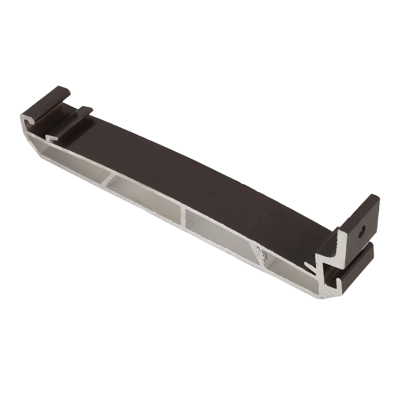 RENACLIPY Sturdy Rain Gutter Rack Dark Brown Metal Bracket for Roof ...