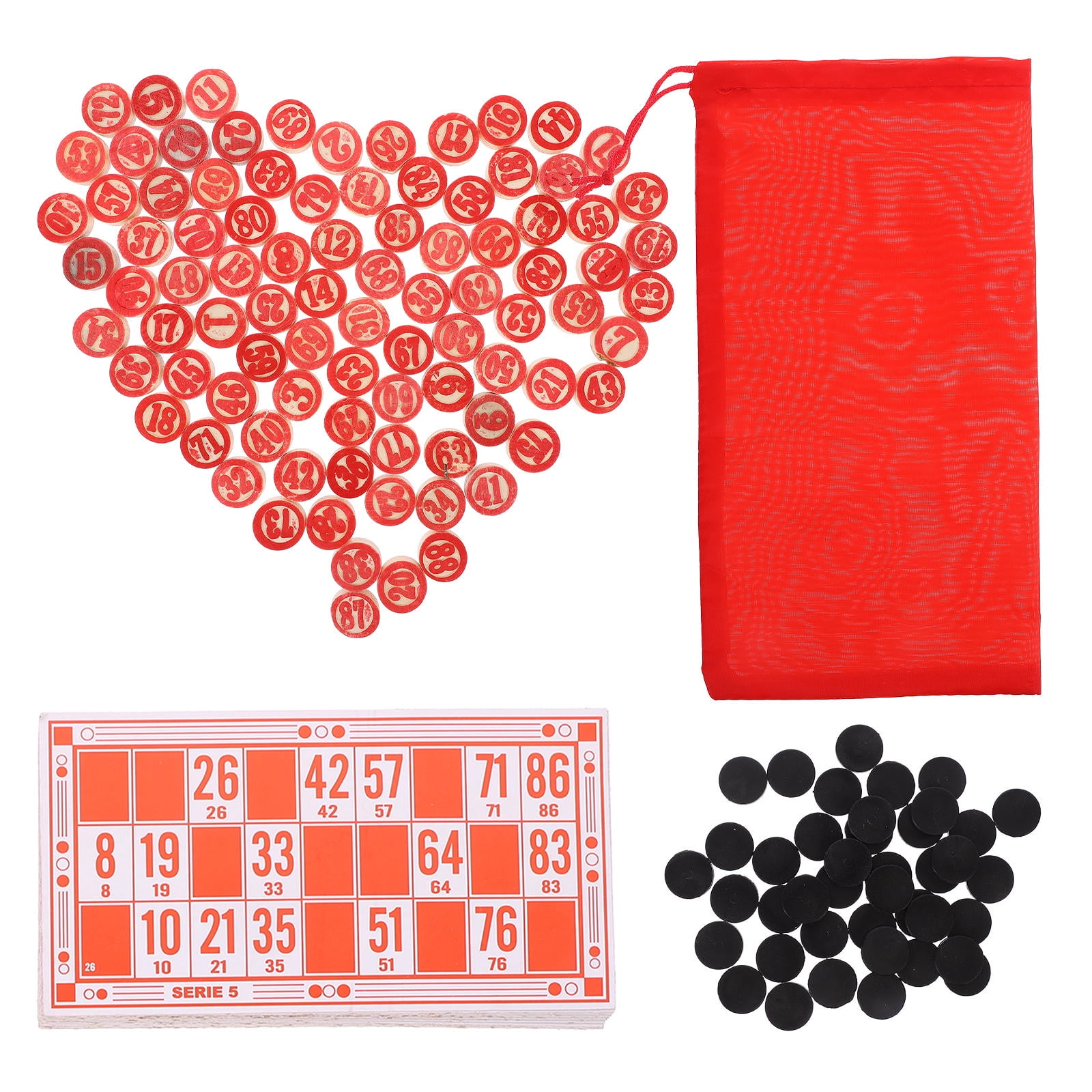 RENACLIPY Interactive Party Game Set with Red Bingo Cards and Game ...