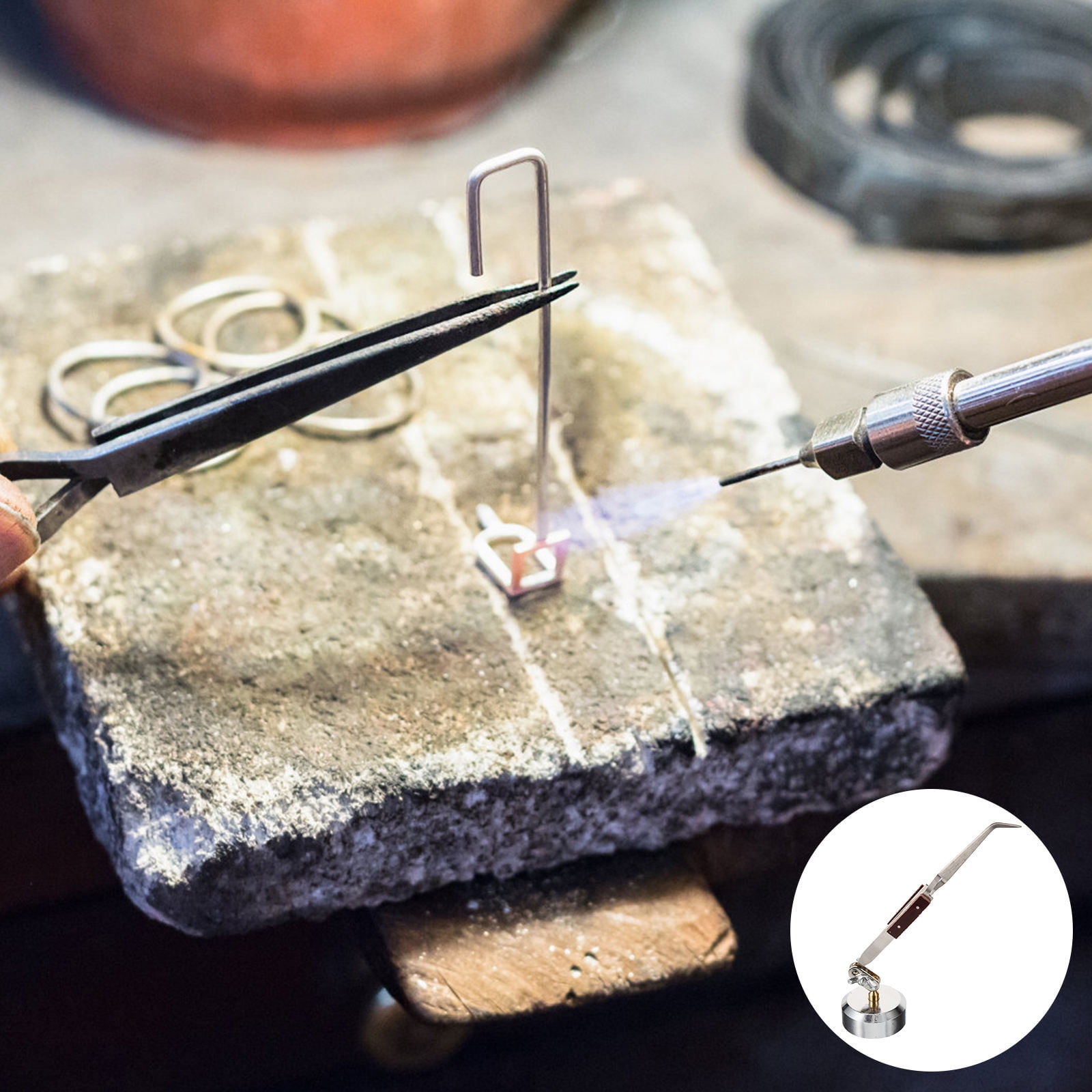 RENACLIPY Stainless Steel Jewelry Soldering Clamp - Single Piece for ...