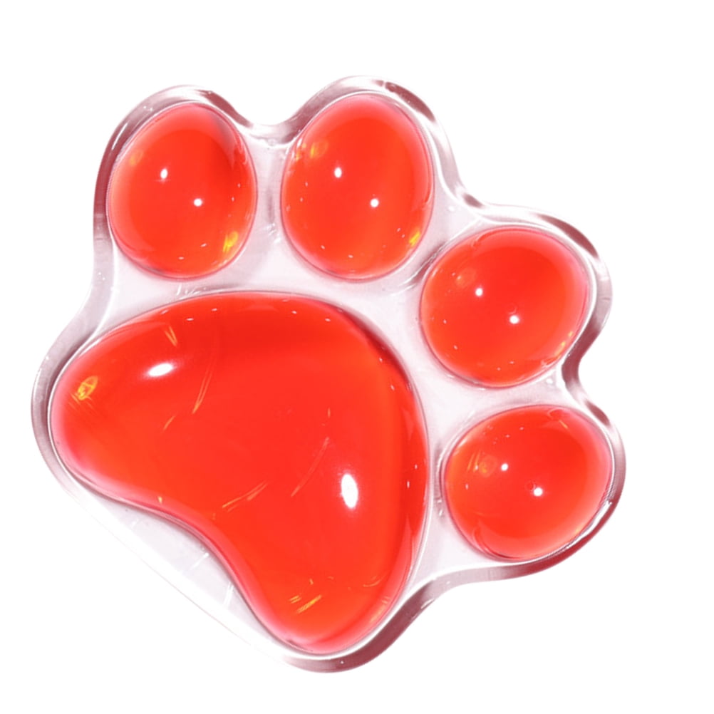 RENACLIPY Comfortable Transparent Silicone Wrist Rest Cat Paw Gel Pad ...