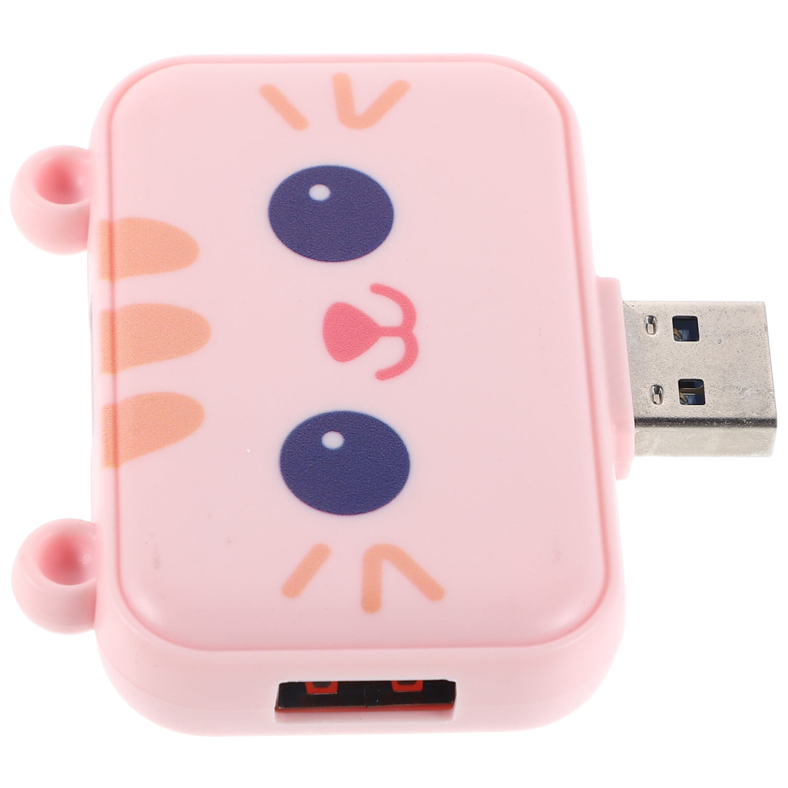 RENACLIPY USB Extension Hub for Computer Use, 4-Port USB 3.0 Hub with ...