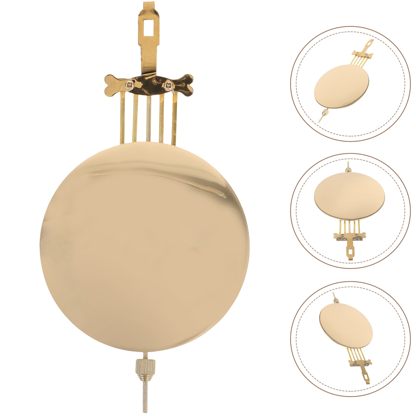 RENACLIPY Durable Golden Metal Pendulum for Wall Clocks Easy to Use and ...