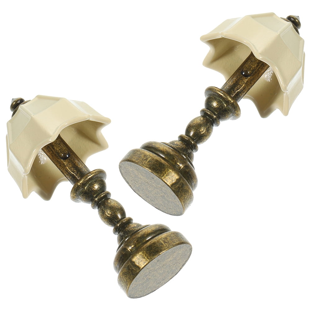 RENACLIPY Miniature Simulation Lamp 2Pcs White for DIY Projects and ...