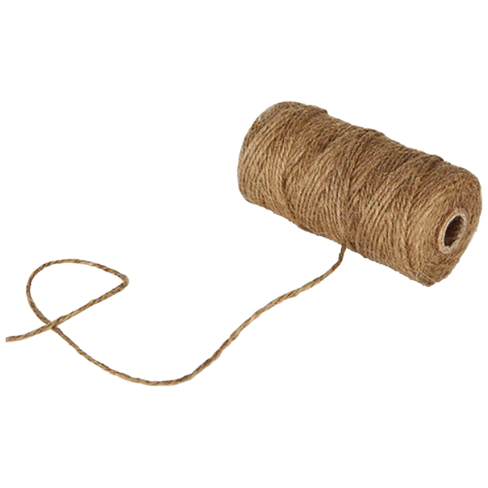 RENACLIPY Diy Jute Rope Light Brown 1 Roll 1968.5In - Walmart.com
