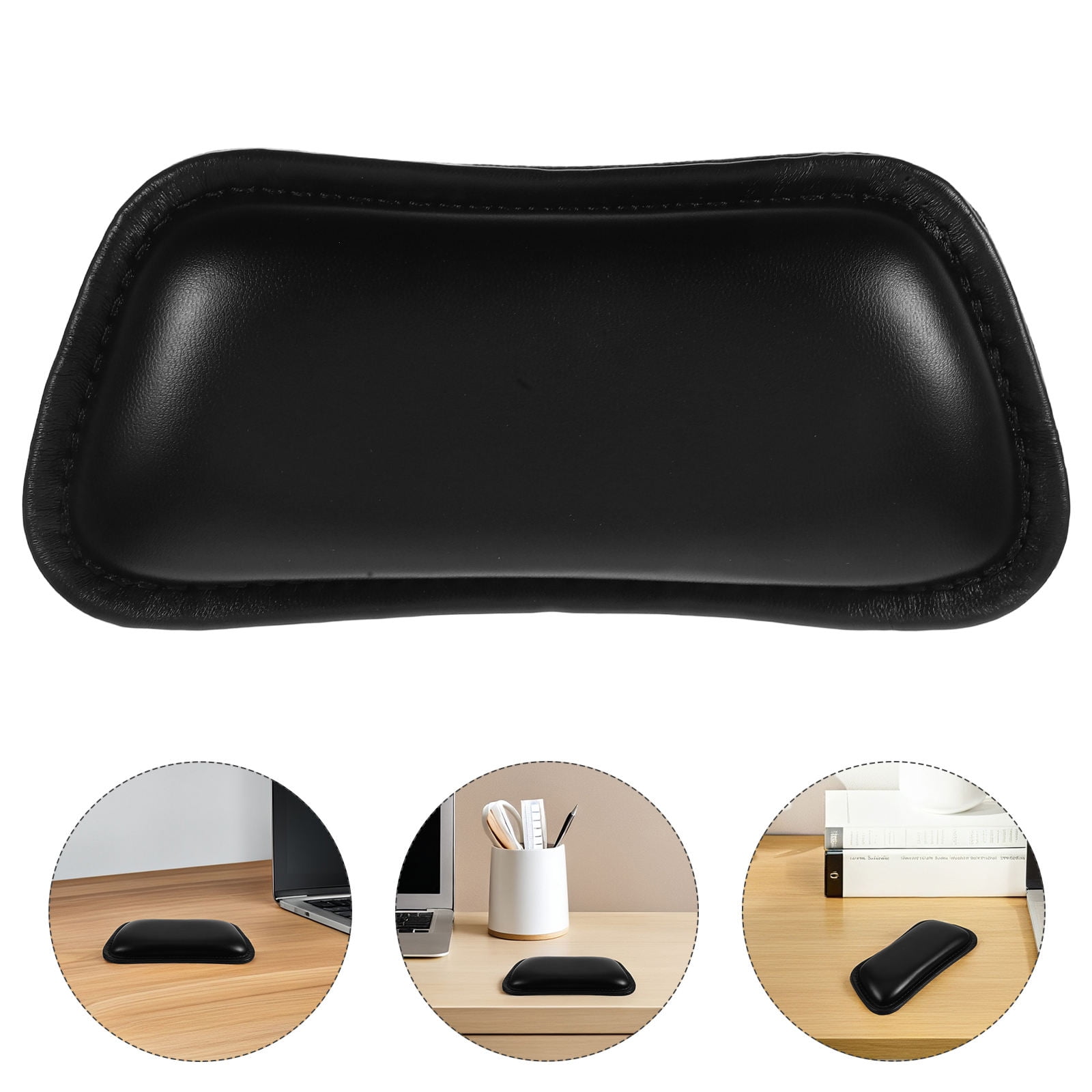 RENACLIPY Renaclipy Soft Wrist Cushion Pad, Black PU, for Office and ...