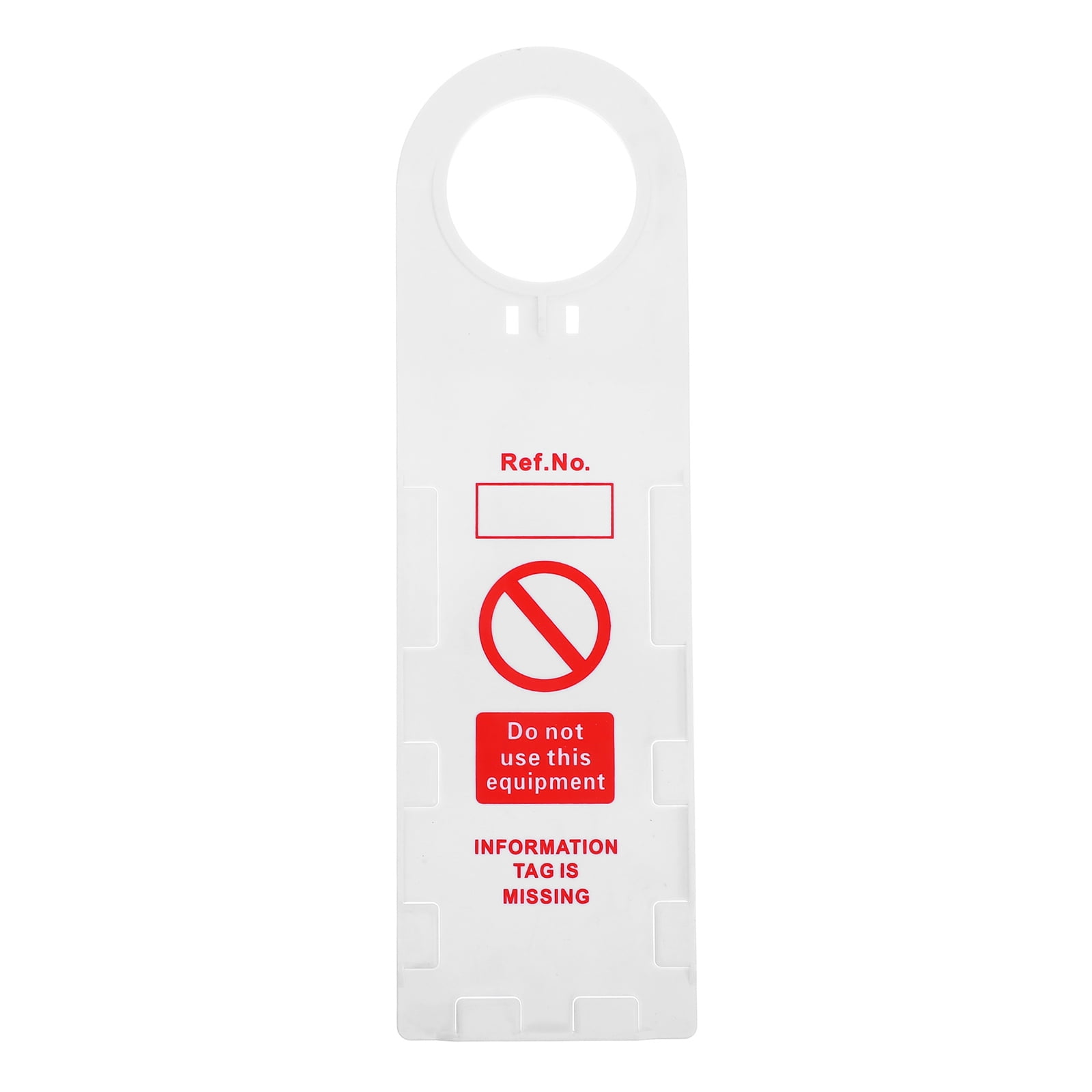 RENACLIPY PVC Construction Scaffold Warning Label with Writable Feature ...
