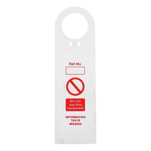 RENACLIPY PVC Construction Scaffold Warning Label with Writable Feature ...