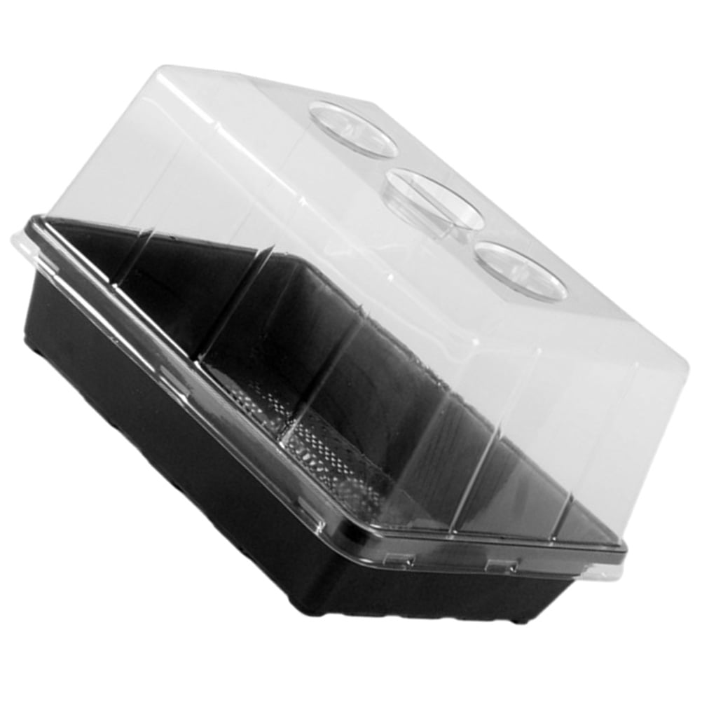RENACLIPY Plastic Plant Humidity Dome and Tray Set for Starting Indoors ...