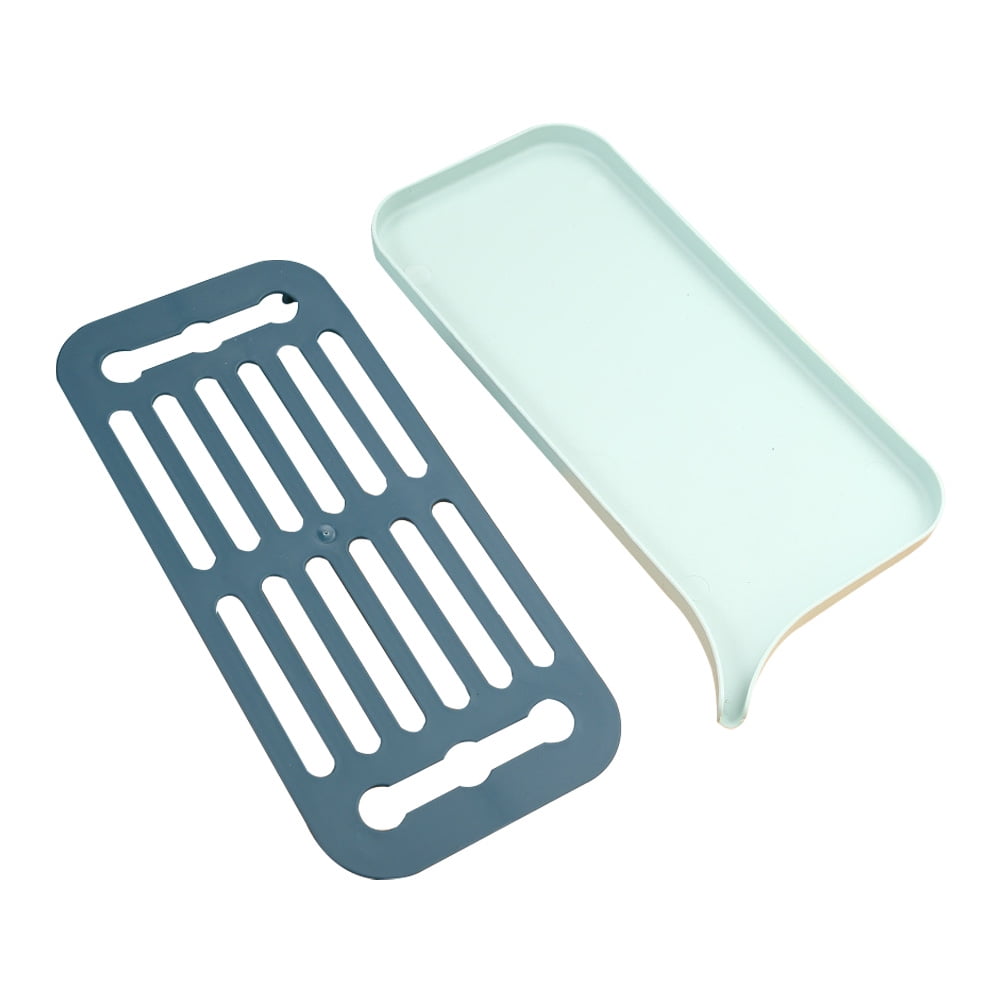 RENACLIPY Plastic Dish Drying Tray, Green, and Practical for Storage ...