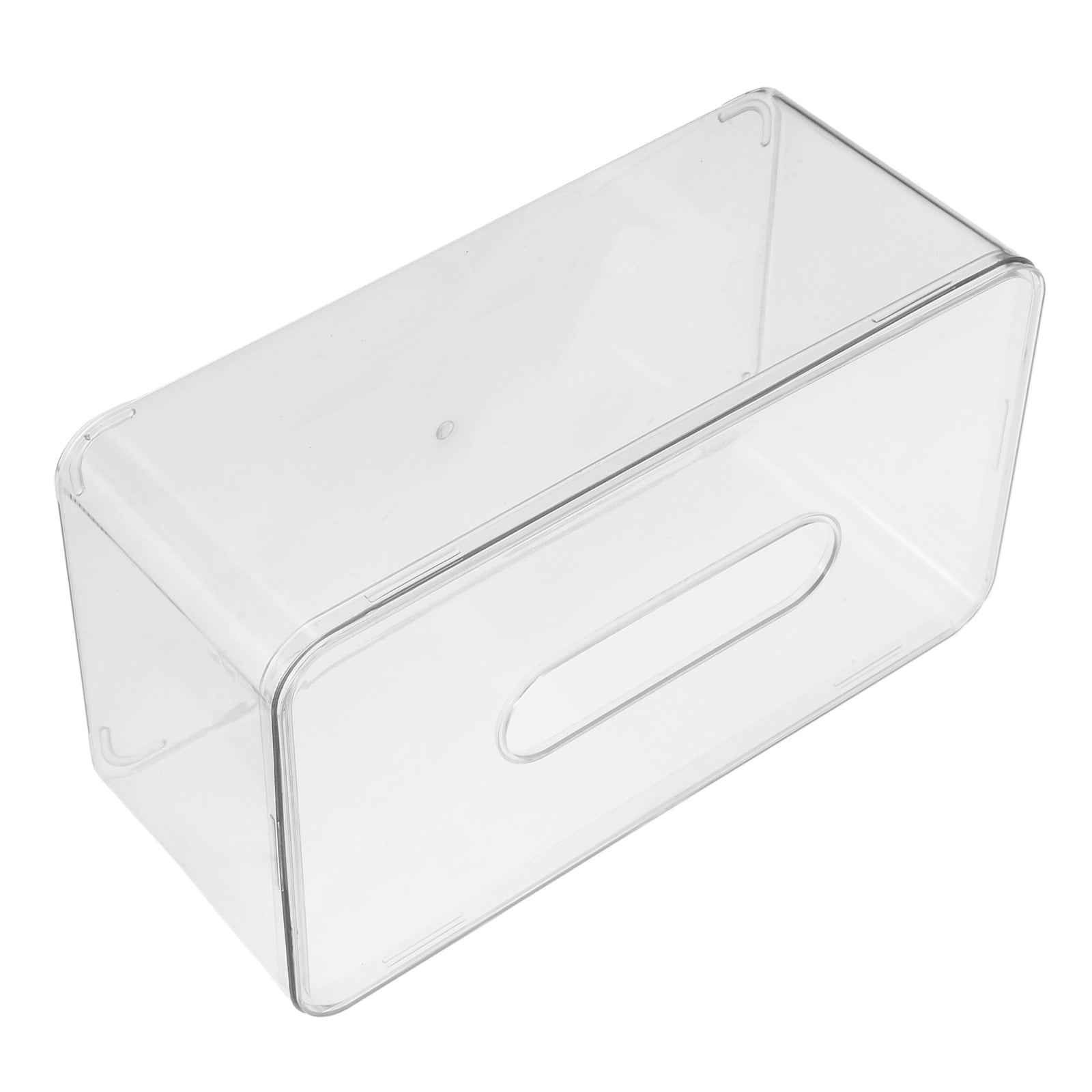 RENACLIPY Plastic Tissue Box Clear for Table Tissues Storage Modern ...