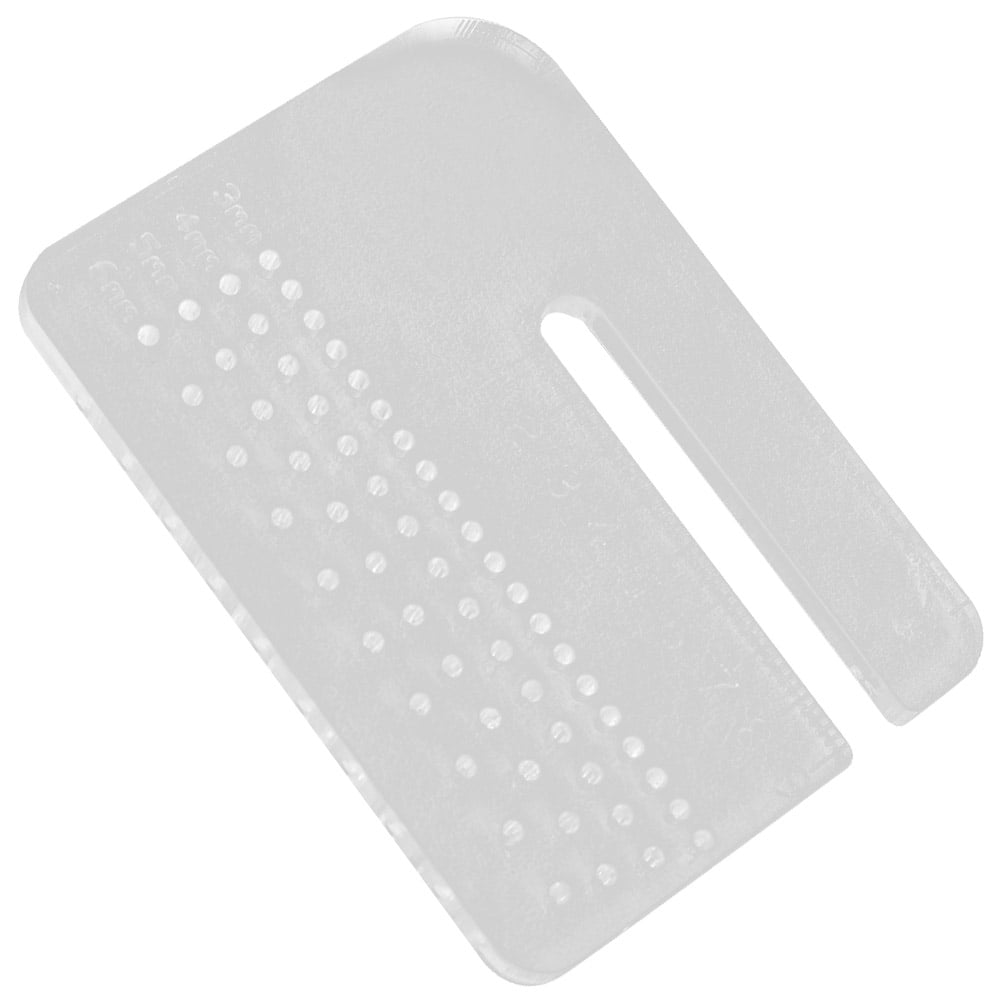 RENACLIPY Punching Plate Ruler Acrylic for Crafting 1Pack - Walmart.com