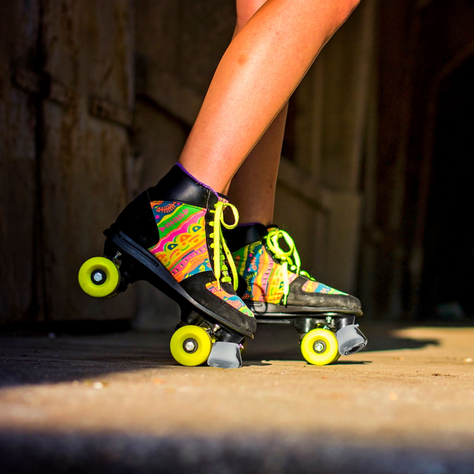 RENACLIPY Adjustable PU Toe Stops for Skates, Black, Stable and Durable ...