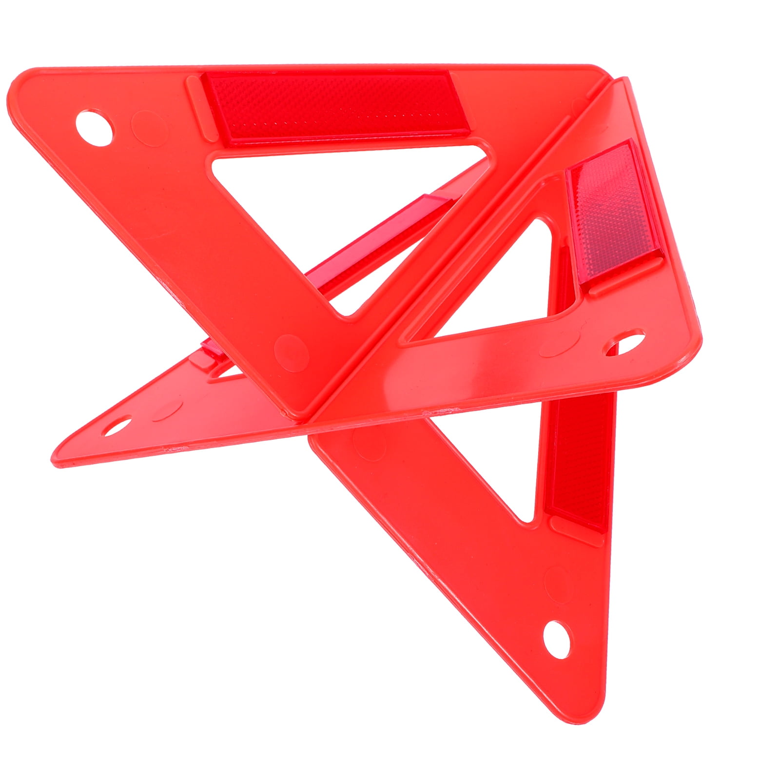 RENACLIPY Safety Triangle Road Emergency Emergency Reflector Red PVC ...