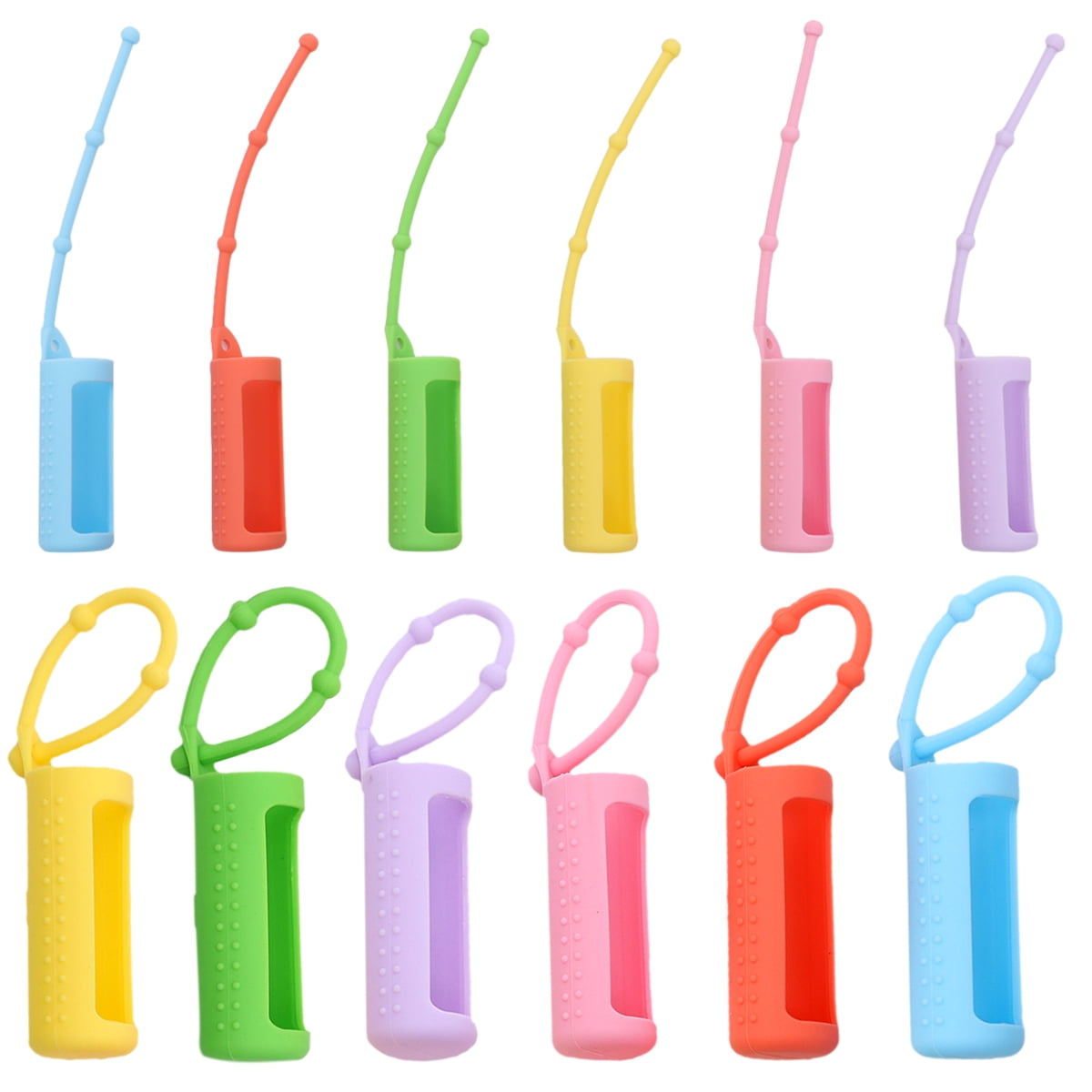 RENACLIPY Silicone Bottle Covers for Travel 12Pack Protective for ...