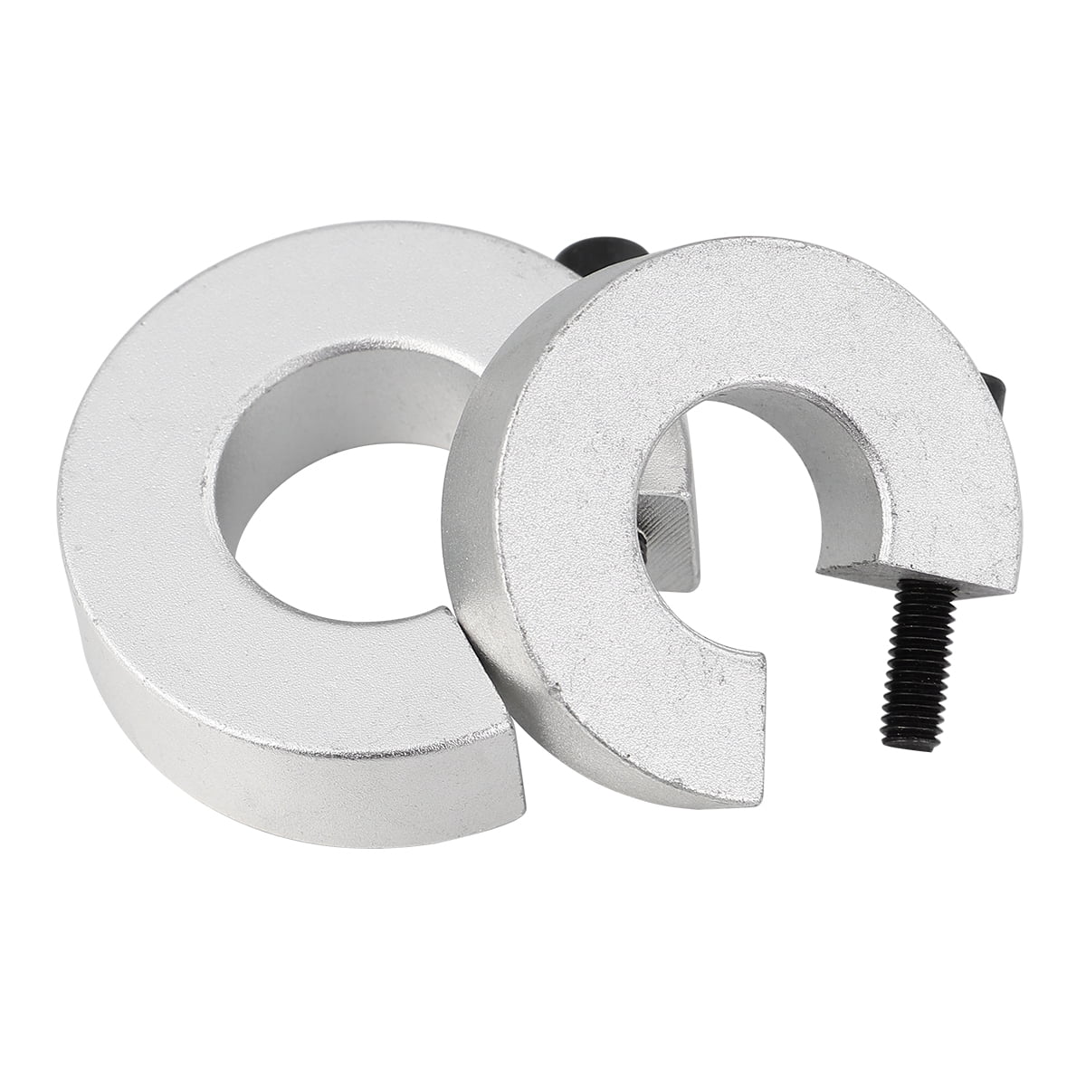RENACLIPY Slide Rail Stop Collar Silver Circular Strong Locking 2Pcs ...