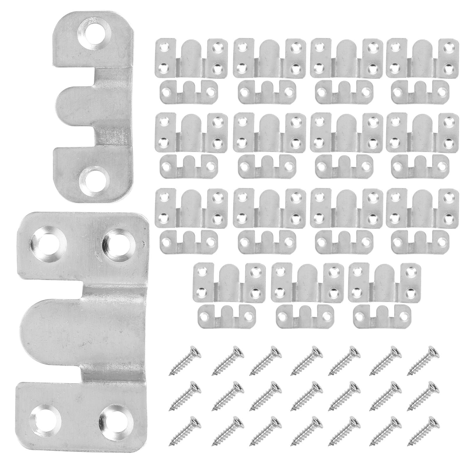 RENACLIPY 32Pcs Unique Design Flush Mount Brackets with Screws for ...