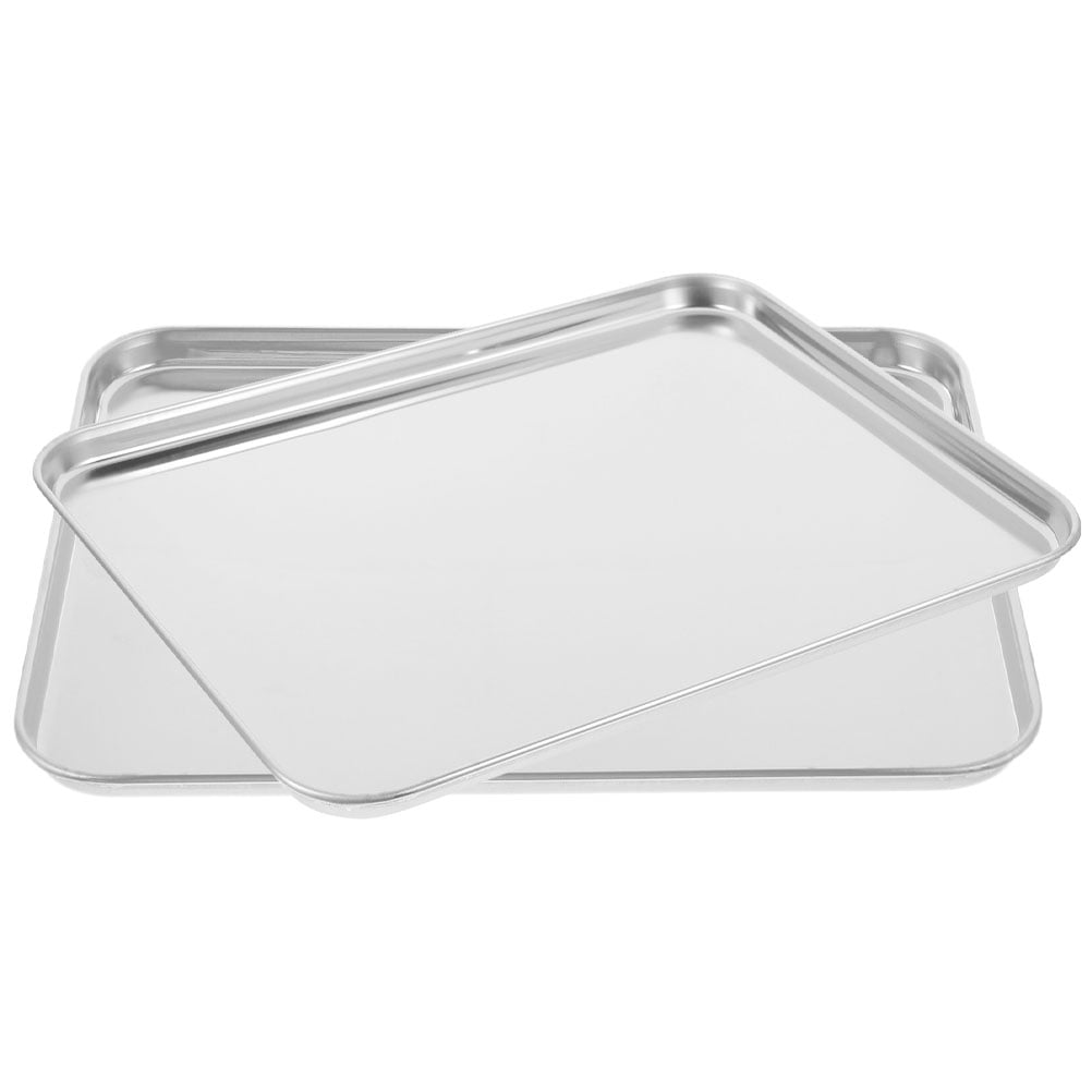 RENACLIPY Rectangular Pan Stainless Steel Steamer Plate Flat Bottom ...