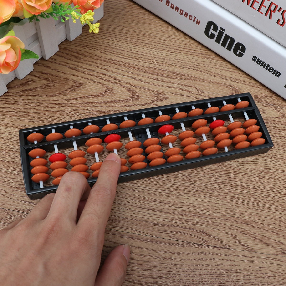 RENACLIPY Teaching Abacus Abacus Wood Brown 1Pcs for Collectors Office Counting Tool - Walmart.com