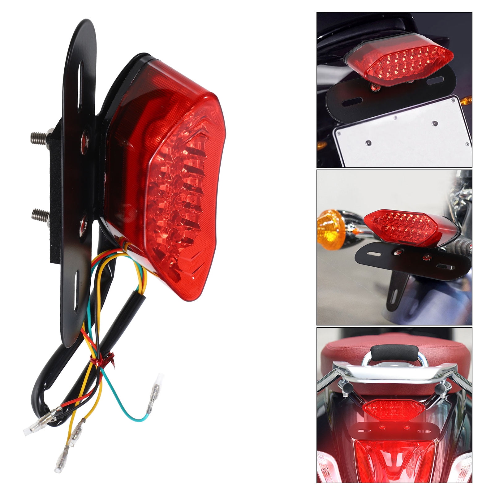 RENACLIPY Vintage Led Motorcycle Tail Light Rear Light For Motorcycles ...