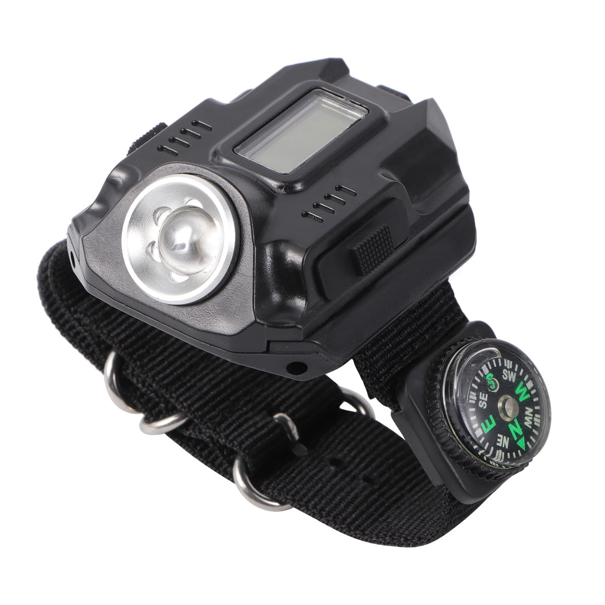 RENACLIPY Watch Flashlight Black Plastic 1Pack for Sports and Outdoors ...