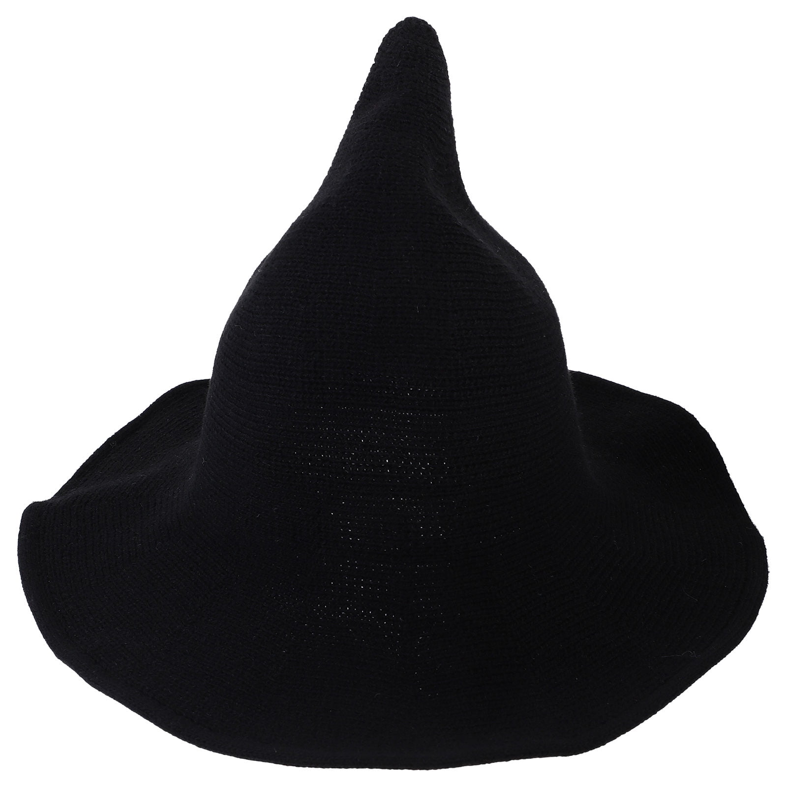 RENACLIPY Wide Brim Pointed Hat 1 Set Black Color for Women and Adults ...