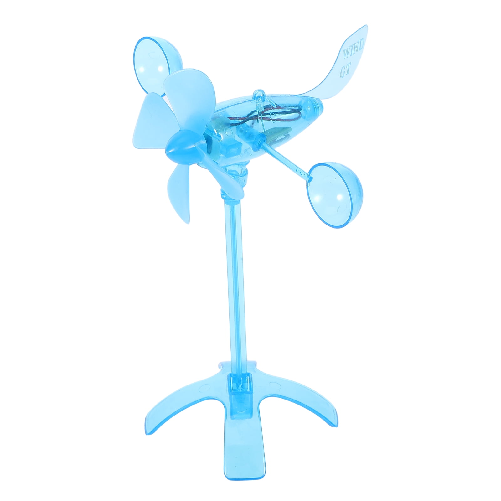 RENACLIPY Wind Turbine Model Small Power Generation Sky Blue Plastic ...