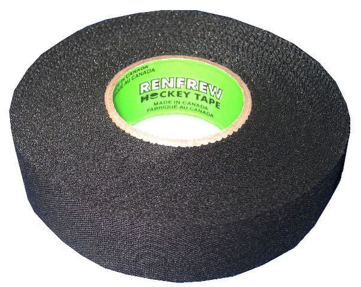 RENFREW PRO Single Roll BLACK Cloth Hockey Stick, Blade Tape - 24MM x ...