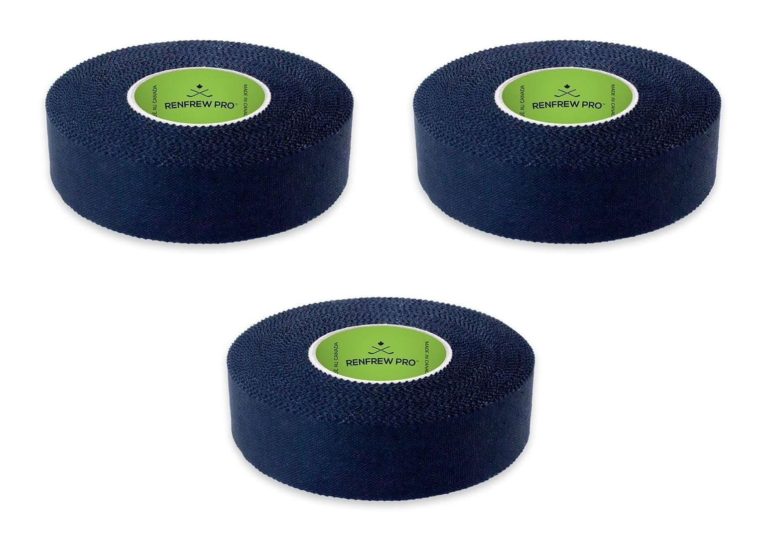 RENFREW PRO (3) Roll Pack Cloth Hockey Stick, Blade Tape - 24MM x 25yds ...