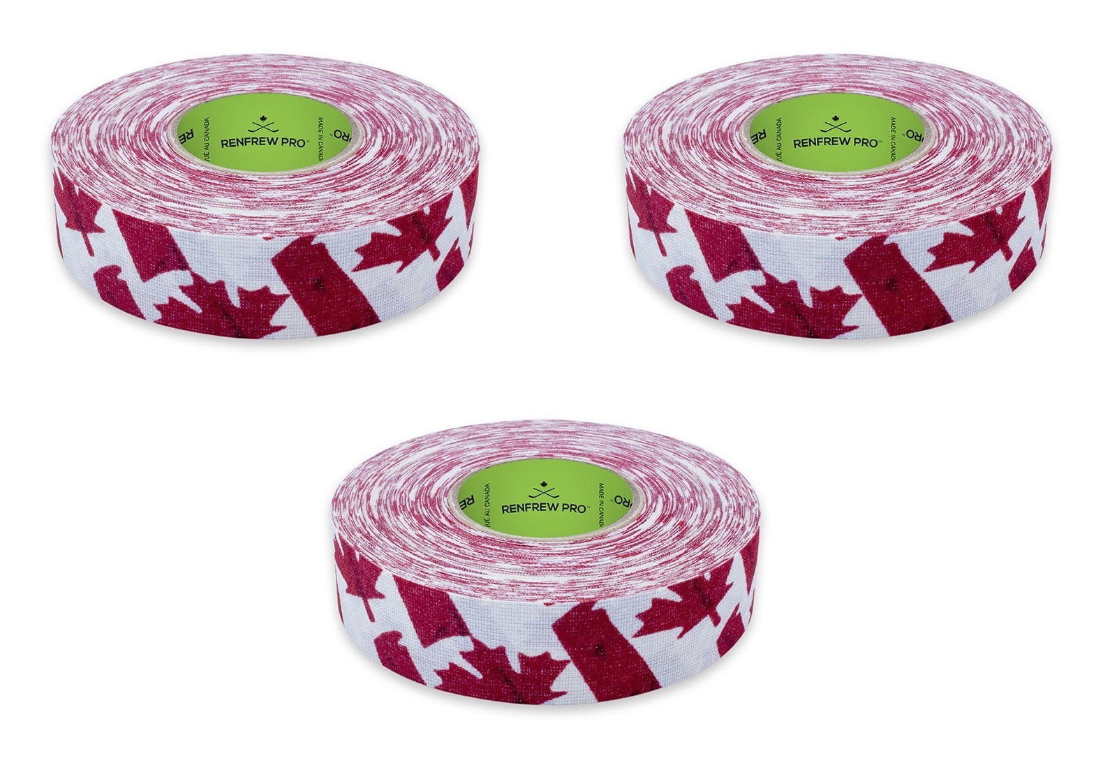 RENFREW PRO (3) Roll Pack Cloth Hockey Stick Tape - 24MM x 25M ...
