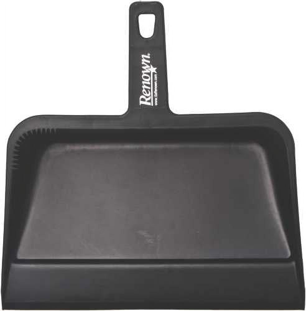 RENOWN® DUST PAN, HEAVY-DUTY, BLACK per 9 Each - Walmart.com