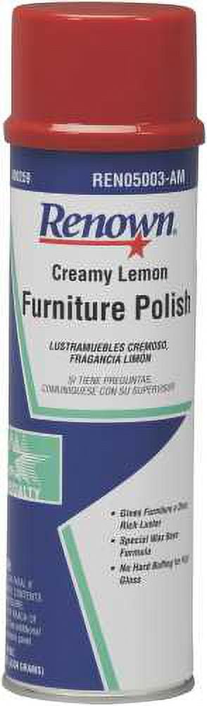 RENOWN® FURNITURE POLISH CREAMY LEMON AEROSOL 18 OZ. per 5 Each ...