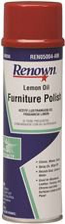 RENOWN LEMON OIL FURNITURE POLISH AEROSOL 18 0Z - Walmart.com