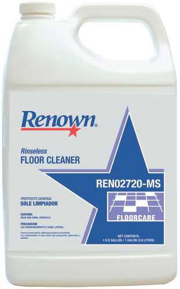 RENOWN® RINSELESS FLOOR CLEANER, 1 GALLON per 3 Each - Walmart.com