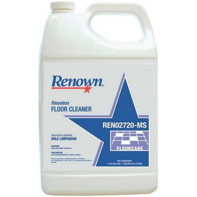 RENOWN® RINSELESS FLOOR CLEANER, 1 GALLON per 3 Each - Walmart.com